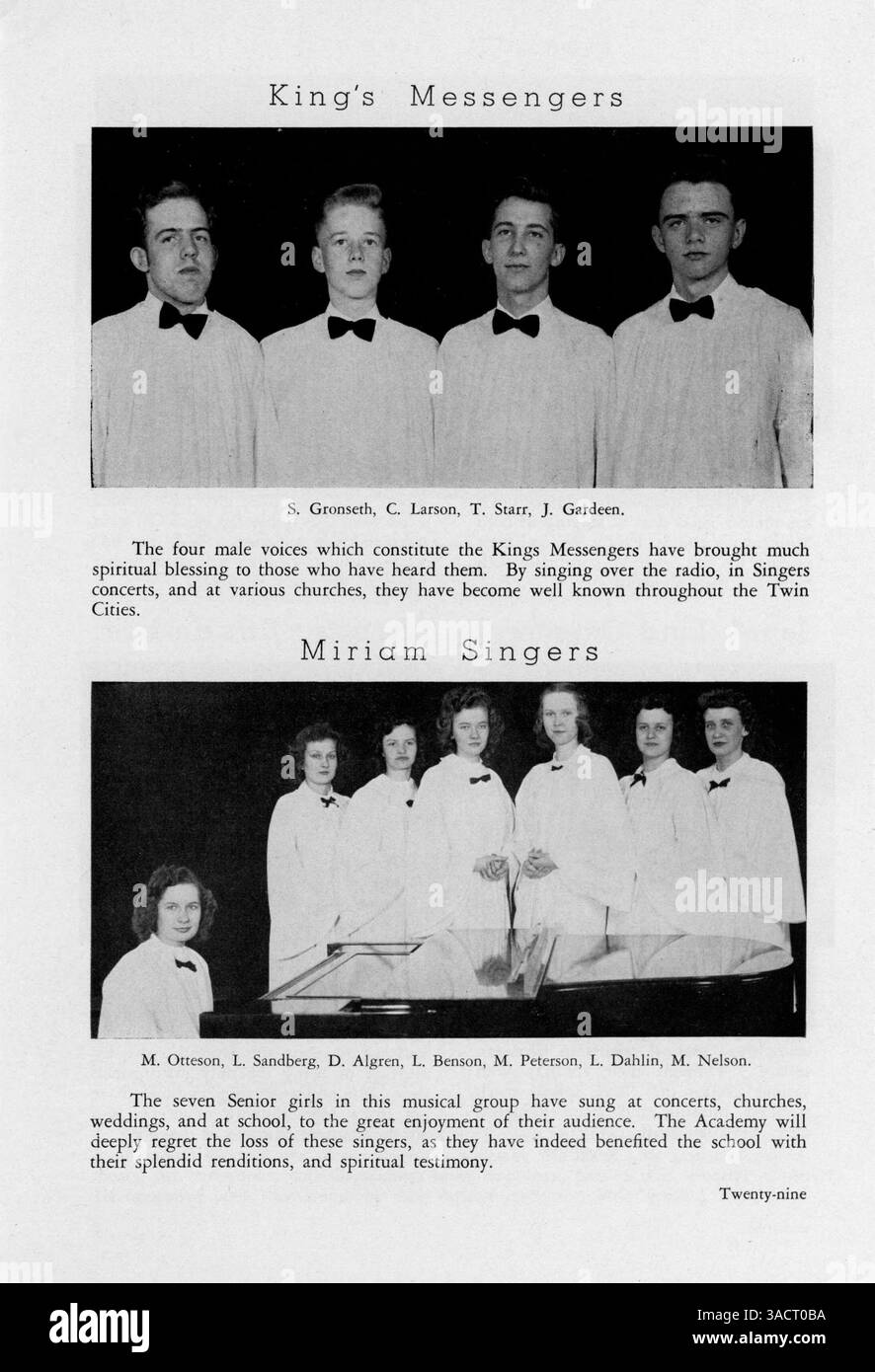The 1944 edition of Minnehaha Academy’s 'Antler' yearbook documents the school’s students, clubs ...