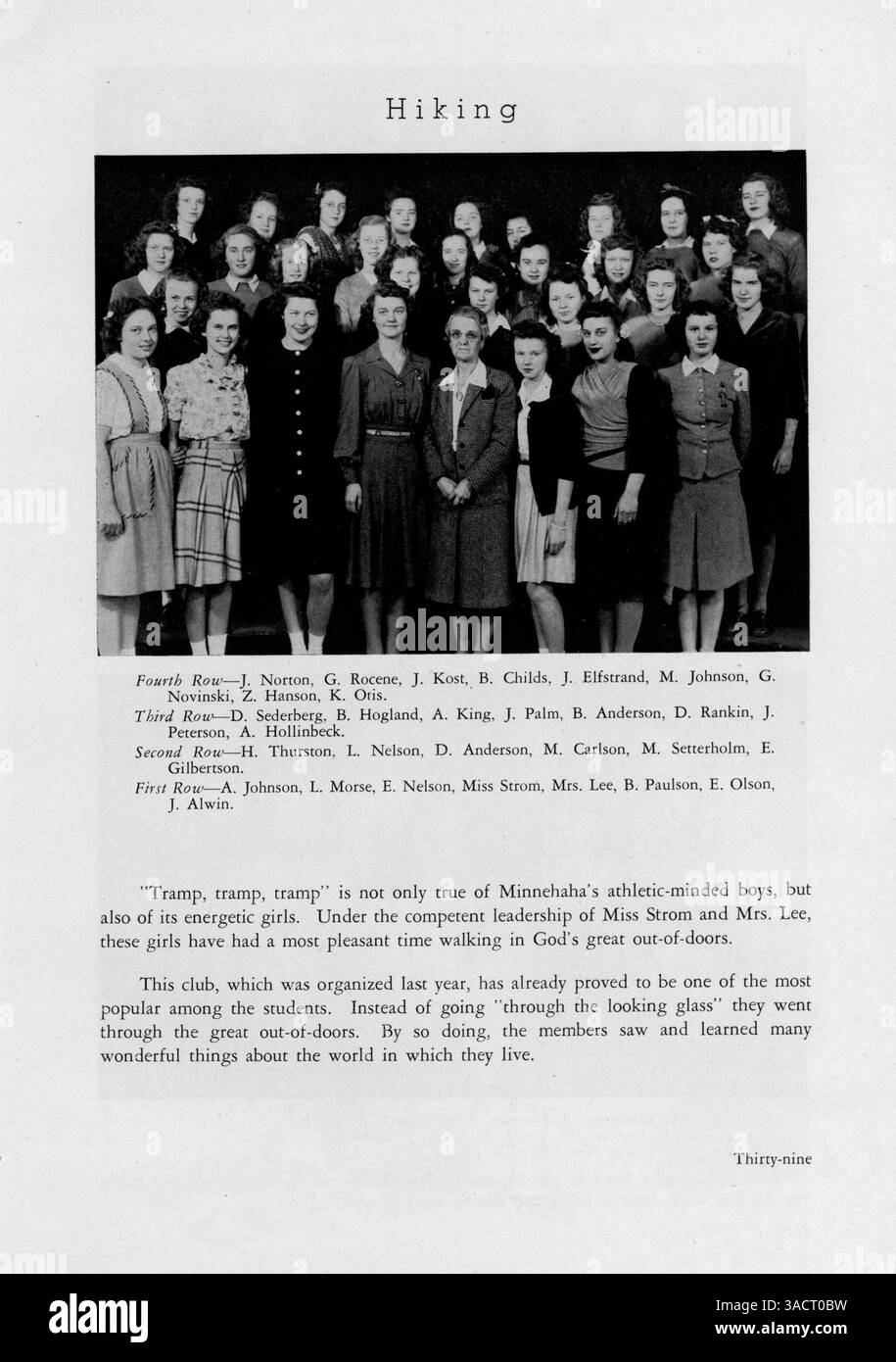 The 1944 'Antler' yearbook from Minnehaha Academy showcases students ...