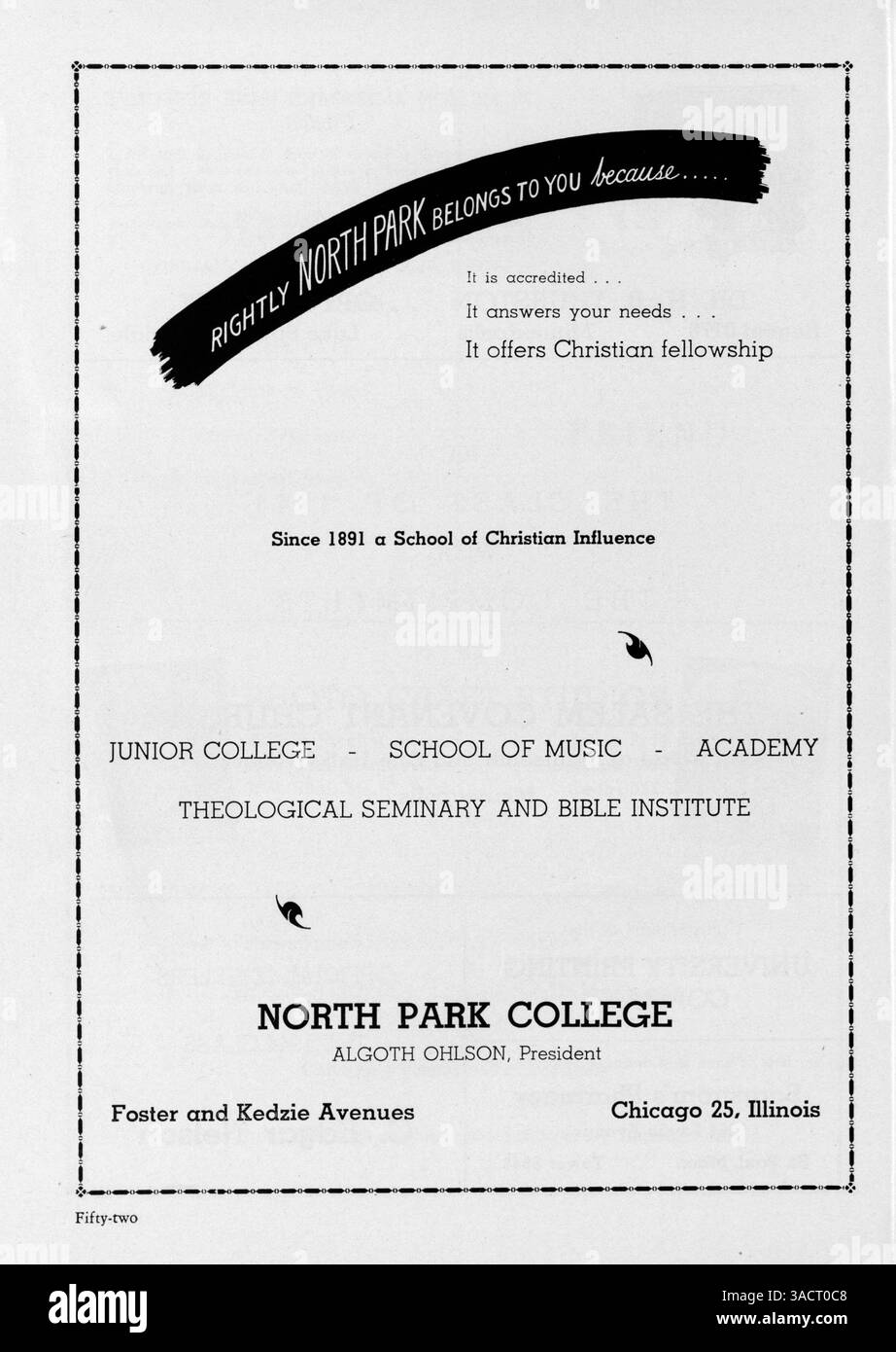 Yearbook from 1944 features student and teacher portraits hi-res stock ...