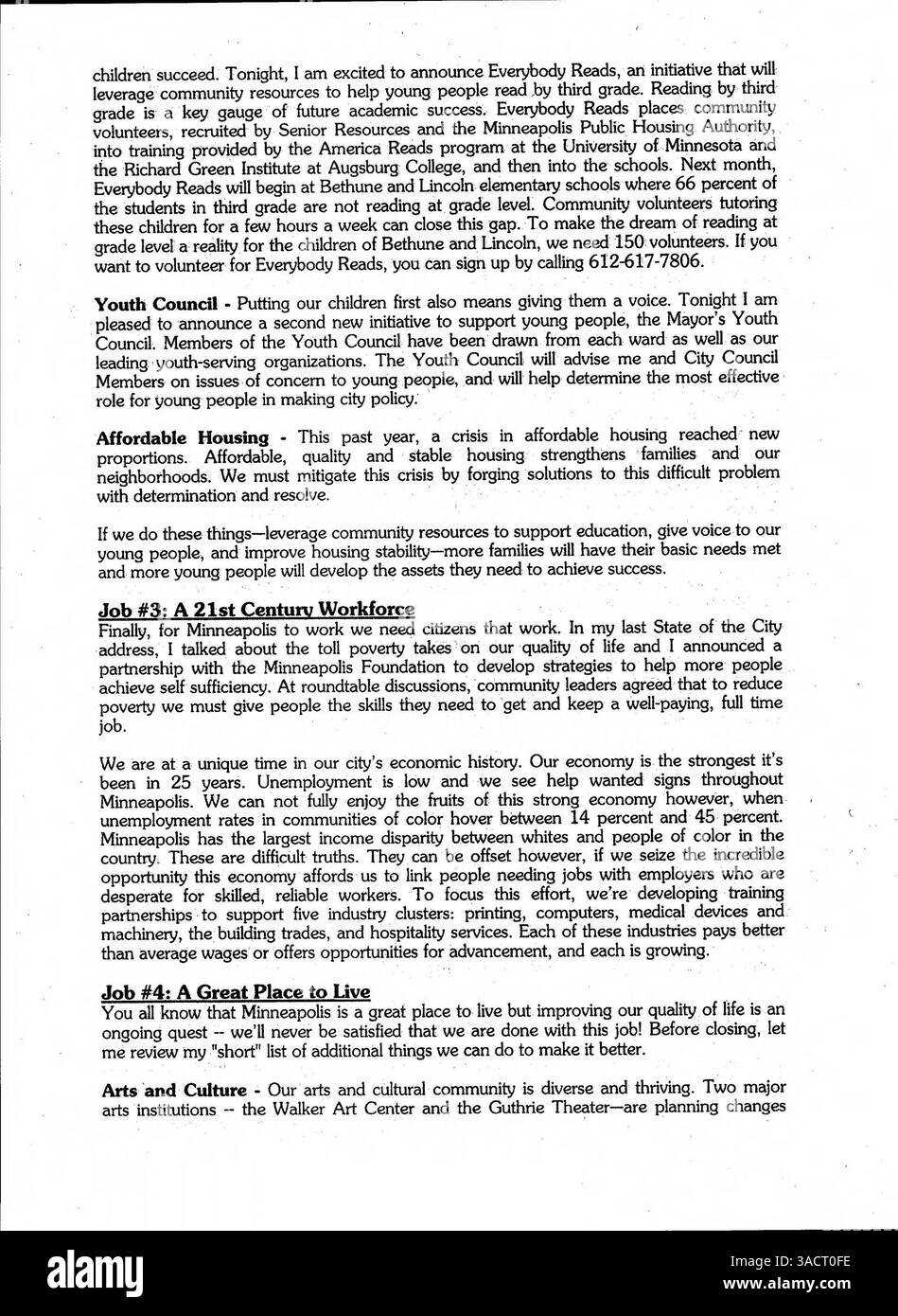 The 1999 Official Bulletin of the Minneapolis Public Library delivers ...