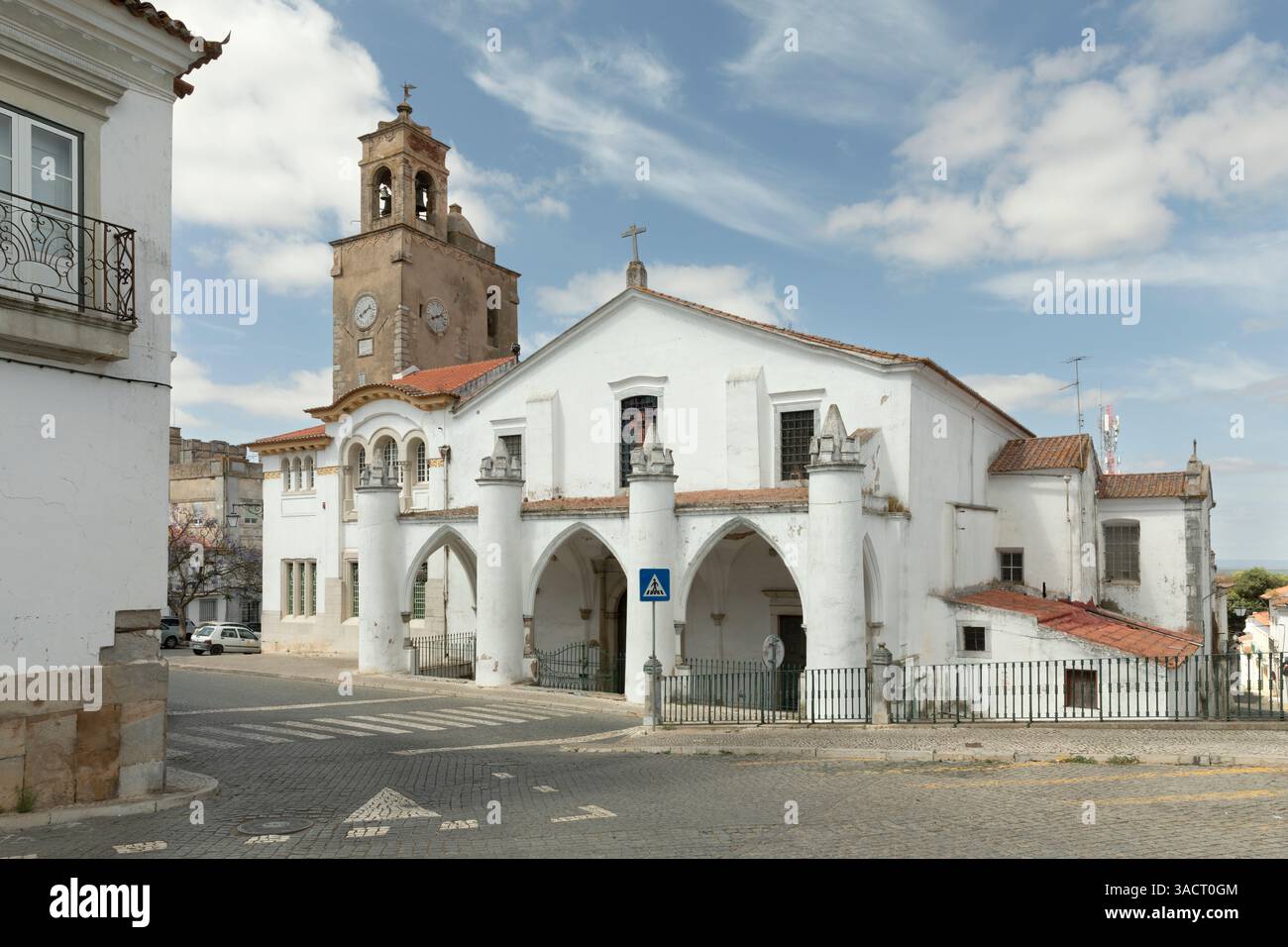 The igreja de santa maria da feira church in beja hi-res stock ...