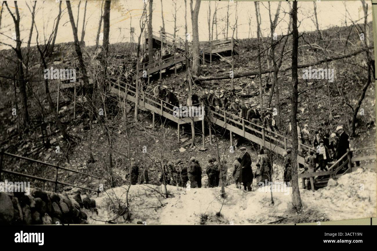 Minnehaha Park features a staircase leading to the picturesque ...
