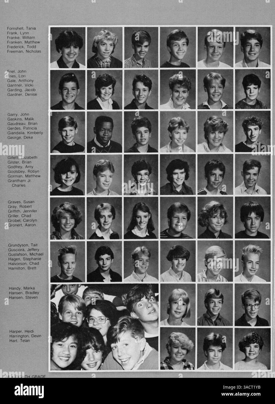 Junior high school annual Black and White Stock Photos & Images - Alamy