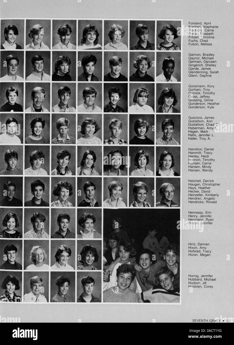 This junior high school annual captures the students, teachers, clubs ...