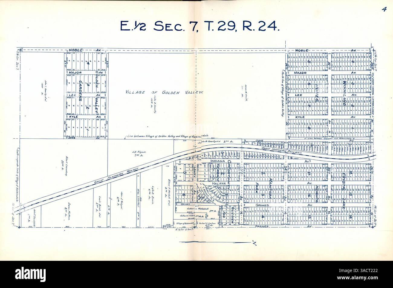 This complete set of maps for Robbinsdale includes property ownership ...