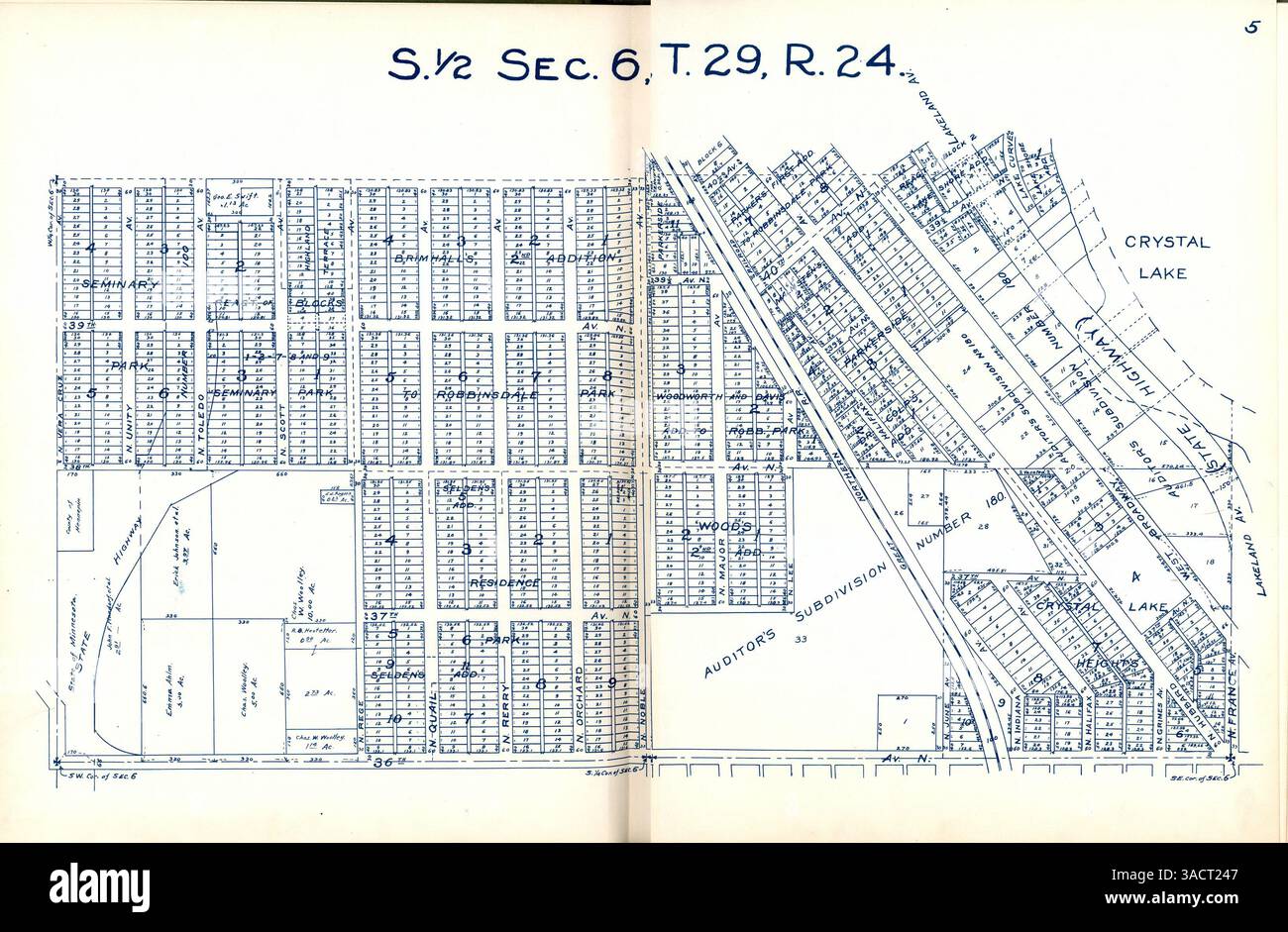 This set of Robbinsdale maps includes comprehensive details on the ...
