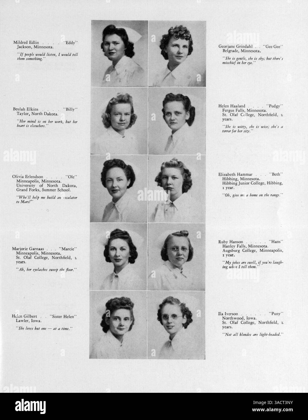 Yearbook captures significant moments from the 1941 1942 school year hi ...