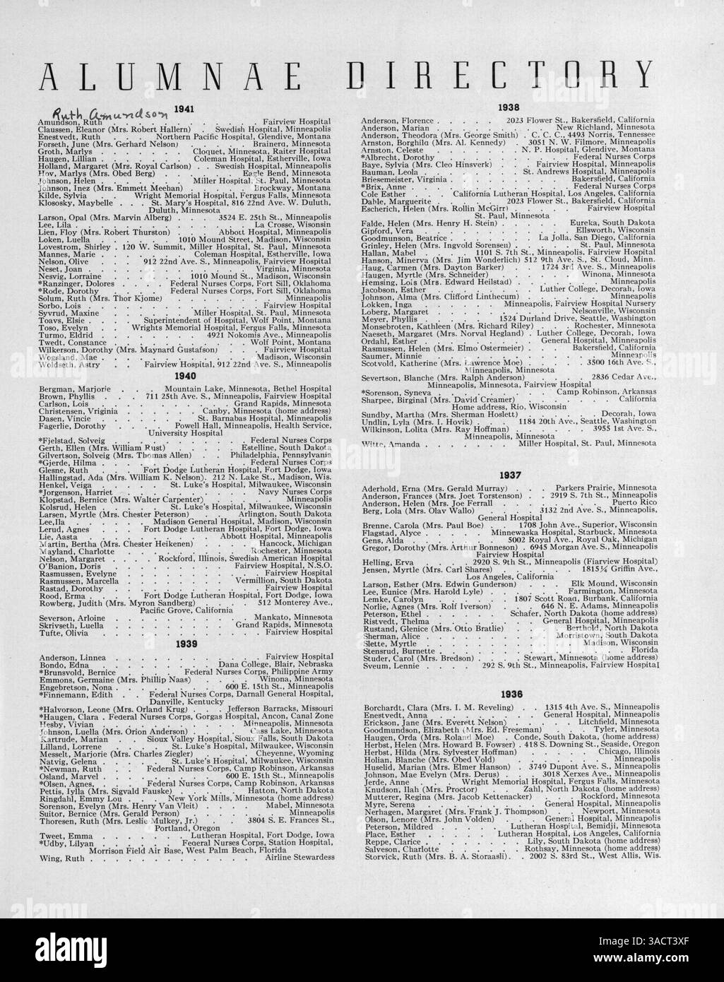 1942 yearbook captures significant hi-res stock photography and images ...