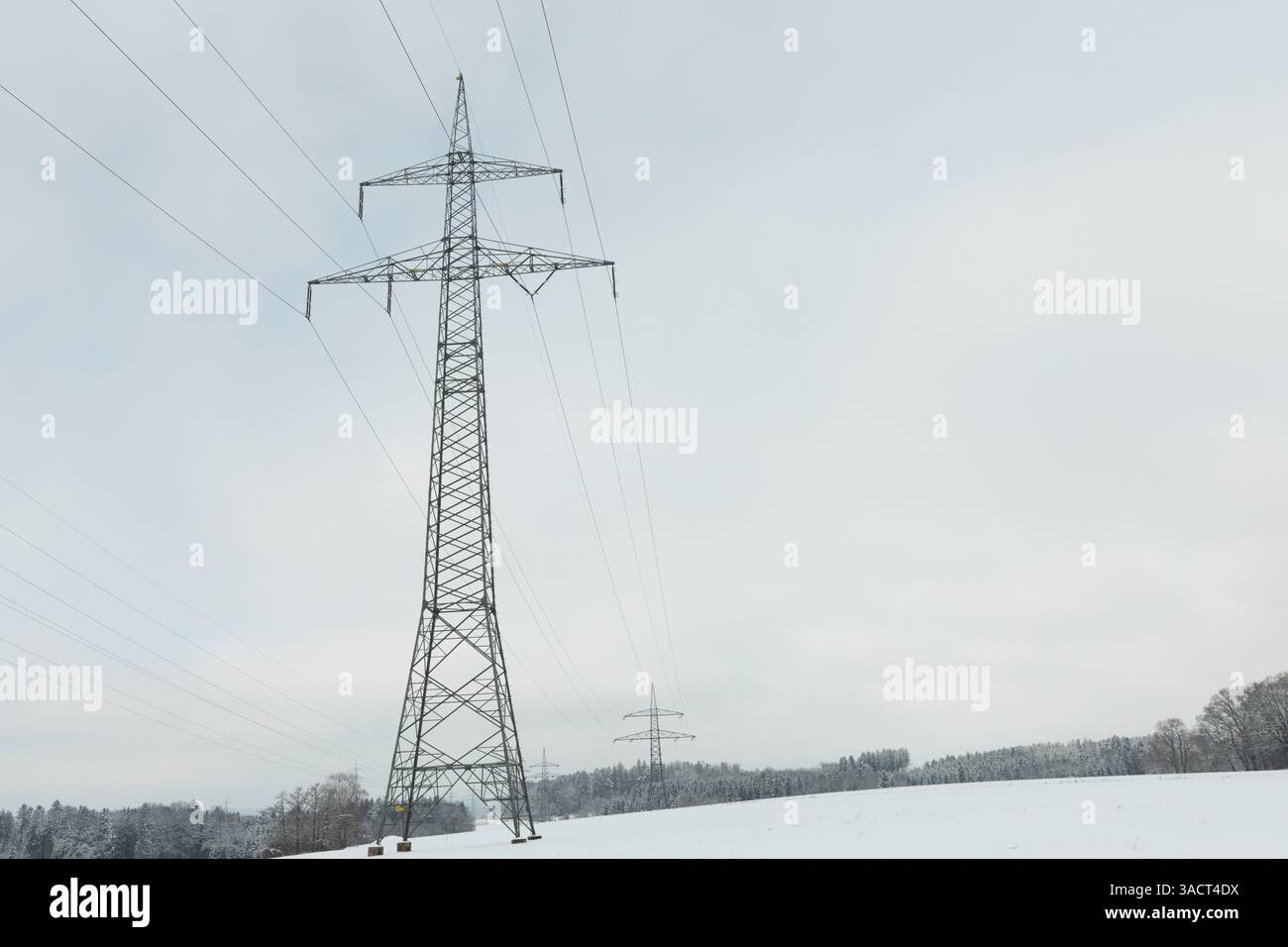 High voltage pole in hi-res stock photography and images - Alamy