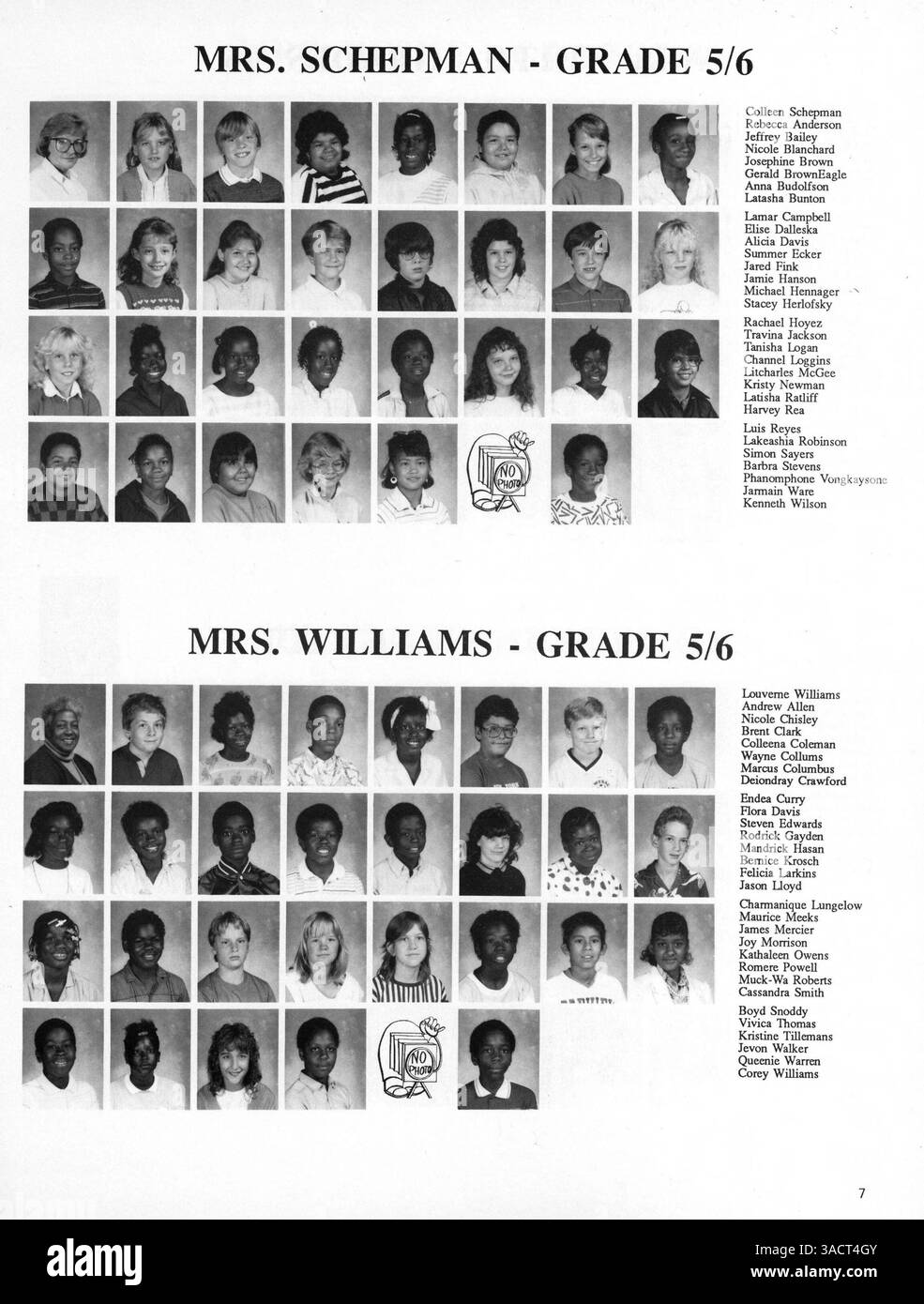 This 1988 yearbook from Holland Elementary documents the students ...