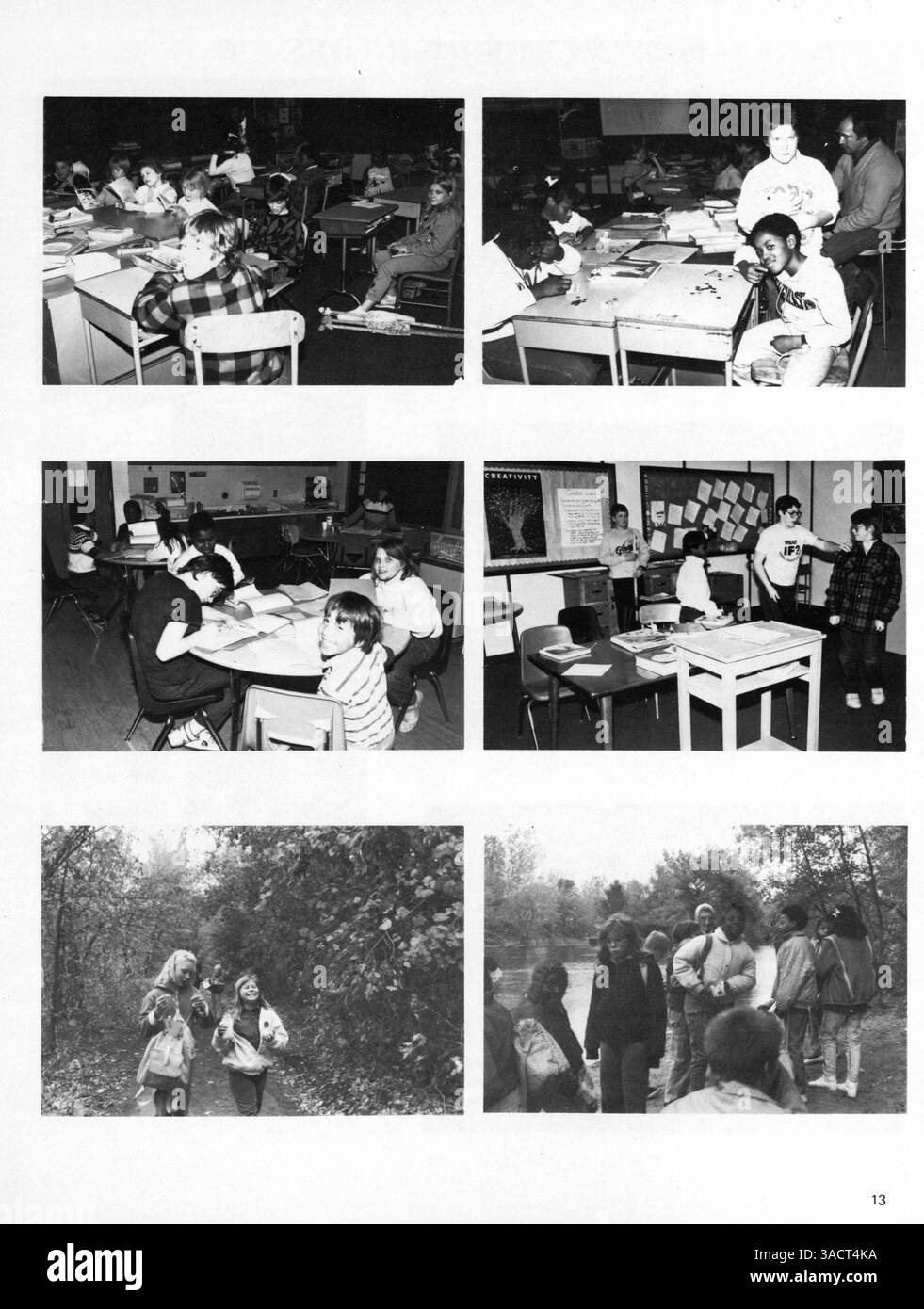 The Holland Elementary Yearbook of 1988 showcases the students ...