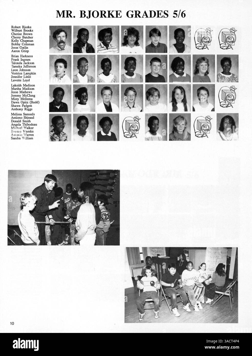 The 1988 Holland Elementary Yearbook preserves the memories of students ...