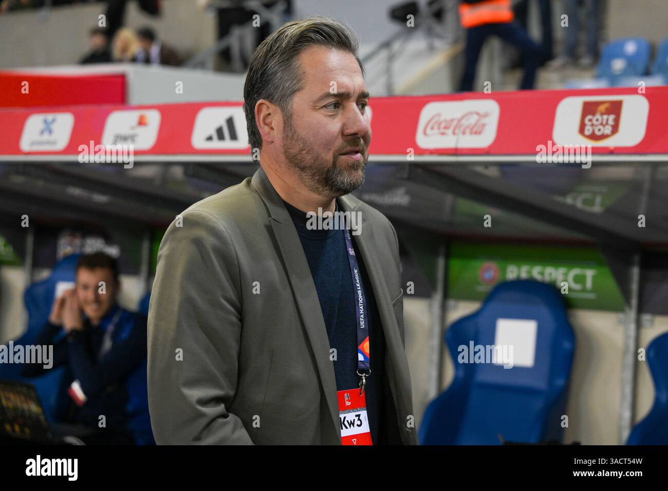 Vincent Mannaert of the RBFA pictured during a soccer game between the ...