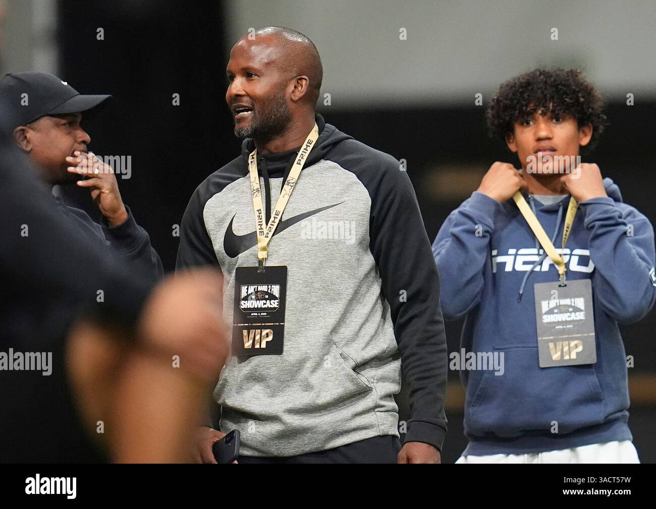 Pro Football Hall of Fame defensive back Champ Bailey looks on as ...