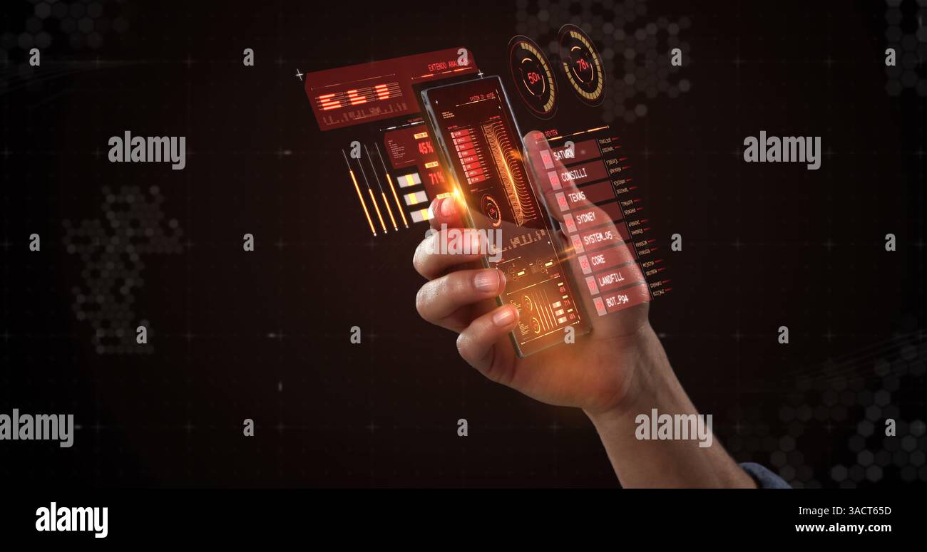 Business professional interacting digital insights hi-res stock photography and images - Alamy