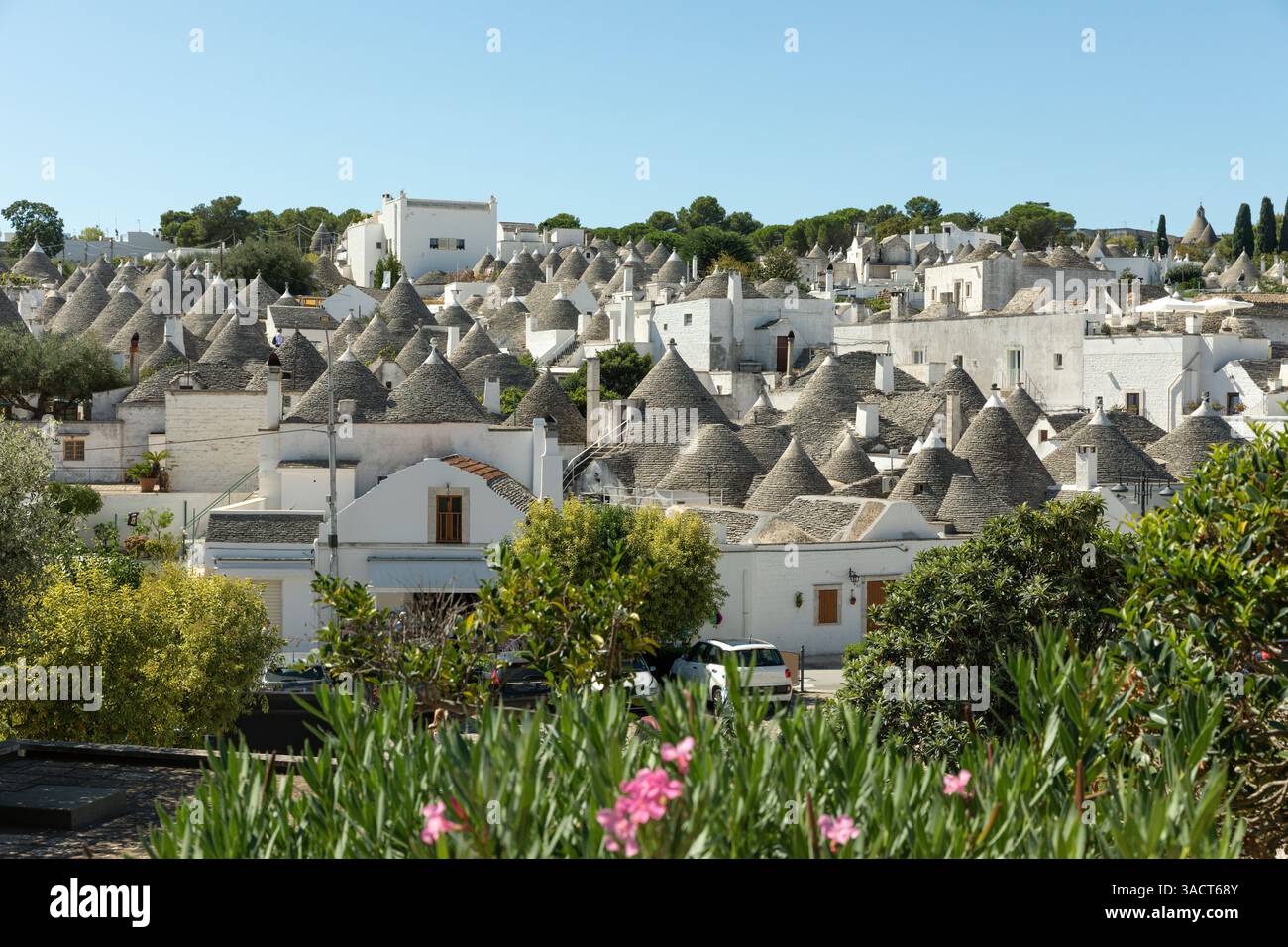 The small town of Alberobello in Apulia, southern Italy Stock Photo - Alamy