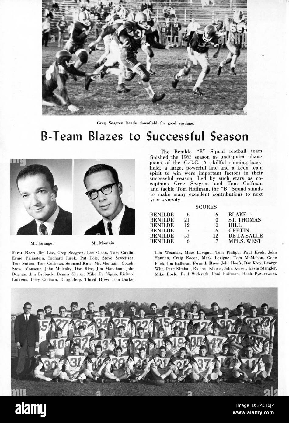 The 1964 Benilde High Yearbook features a collection of photographs and ...