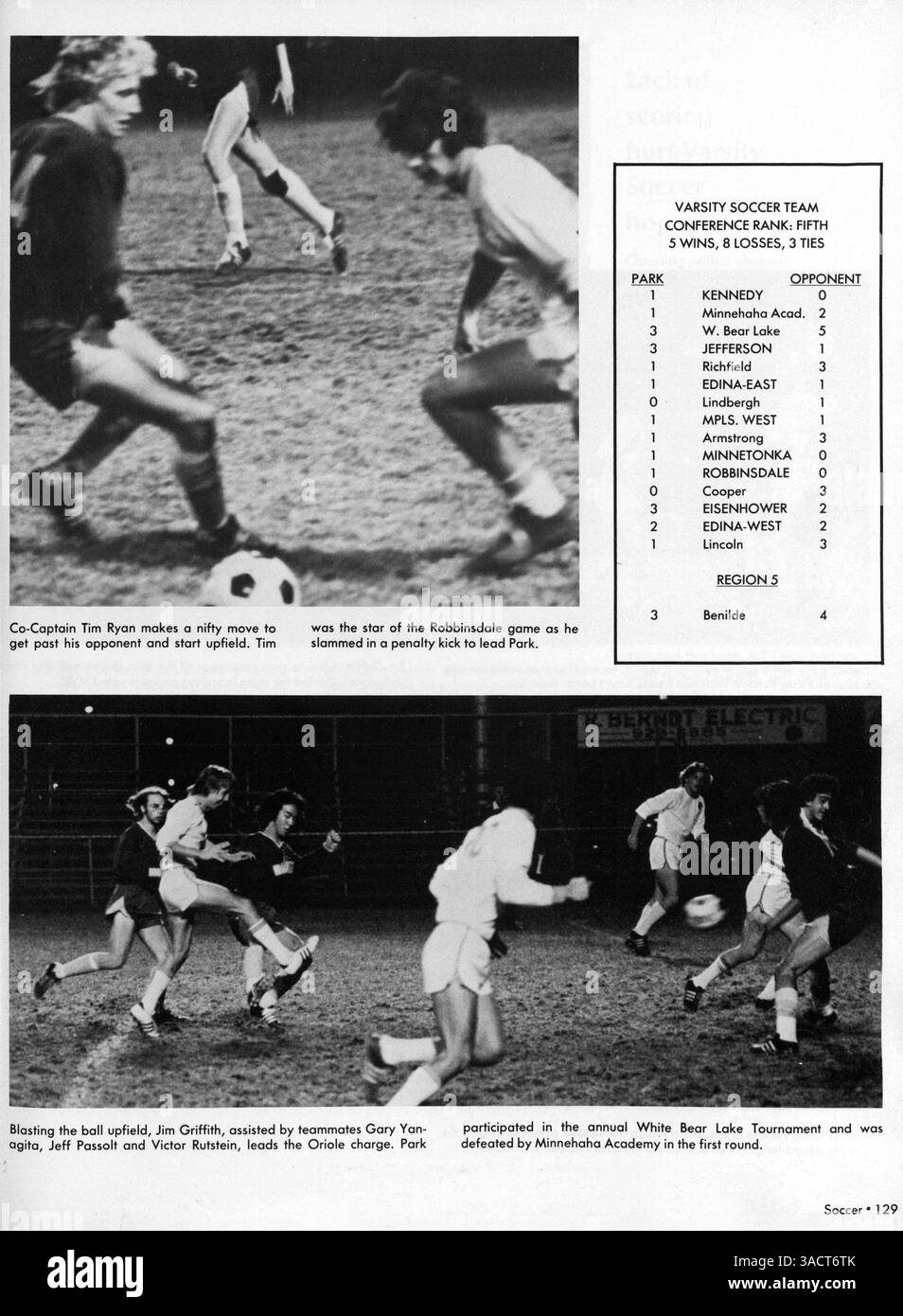 The 1975 Echowan Yearbook from St. Louis Park High School documents ...