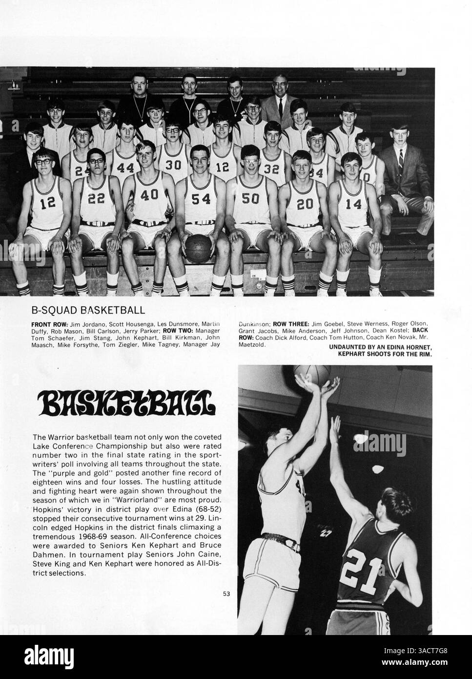 The 1969 Warrior 69 yearbook from Hopkins High documents the students ...