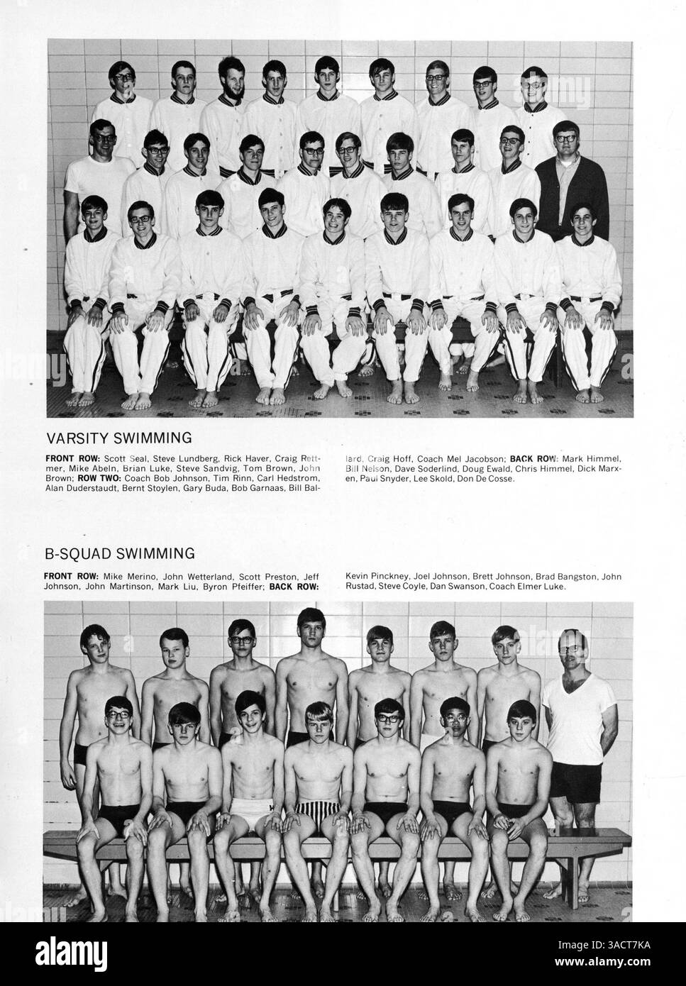 The 1969 warrior 69 yearbook features the students hi-res stock ...