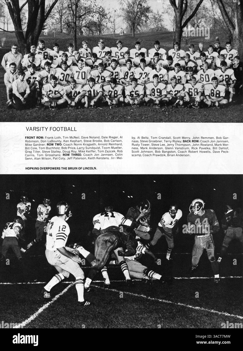 Warrior 69 yearbook, 1969, from Hopkins High School, documents the ...