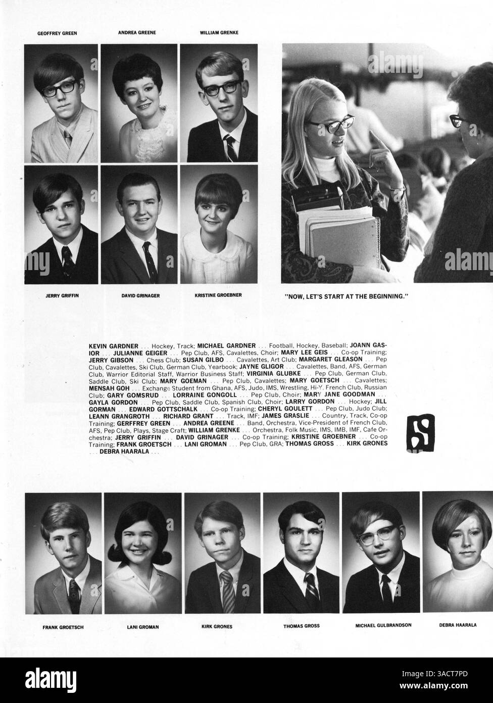 The 1969 Warrior 69 yearbook captures the students, teachers, athletics ...