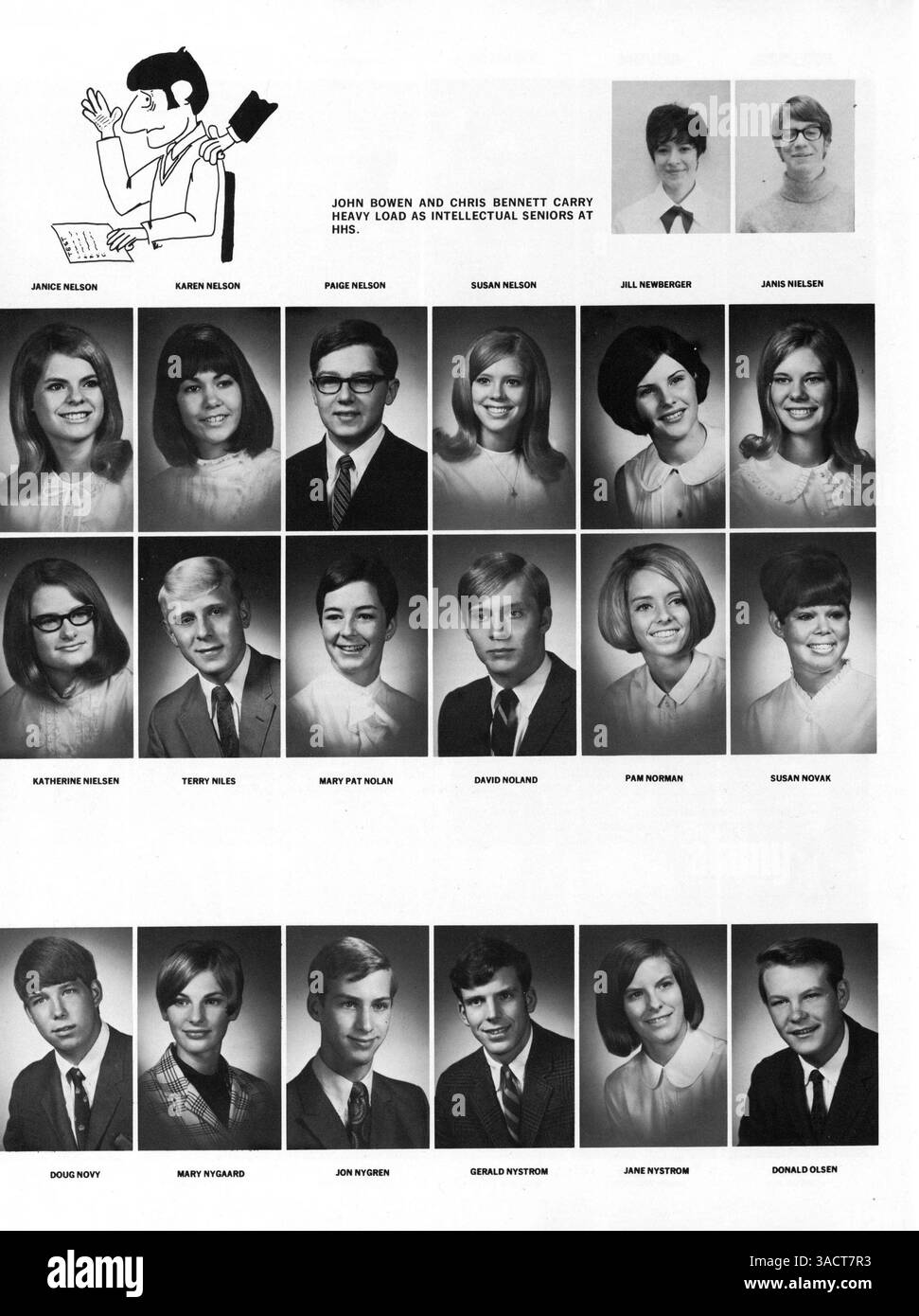 The 1969 Warrior 69 yearbook from Hopkins High School covers students ...