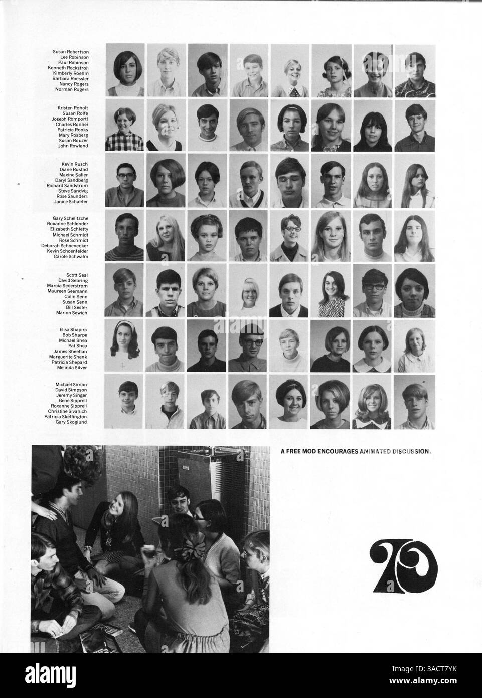 The 1969 Warrior 69 yearbook from Hopkins High School documents ...