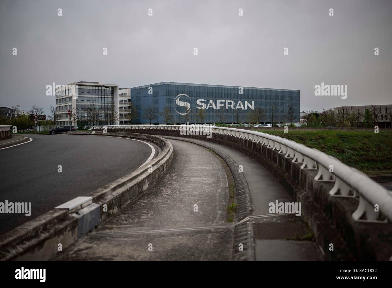 Illustration Logo : Safran Factory is pictured at the Airbus site in ...