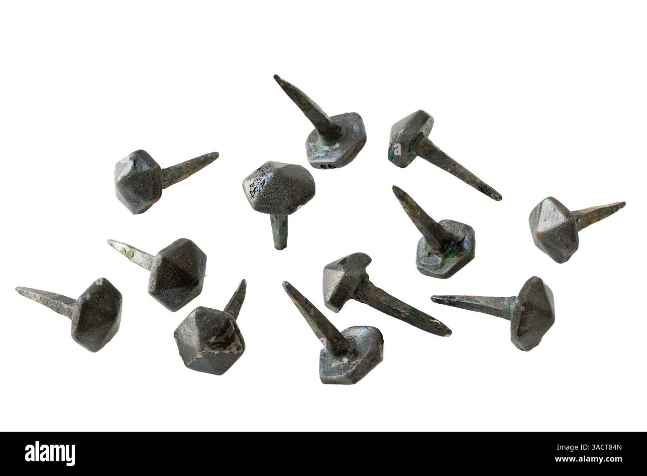 Wrought iron nails hi-res stock photography and images - Alamy