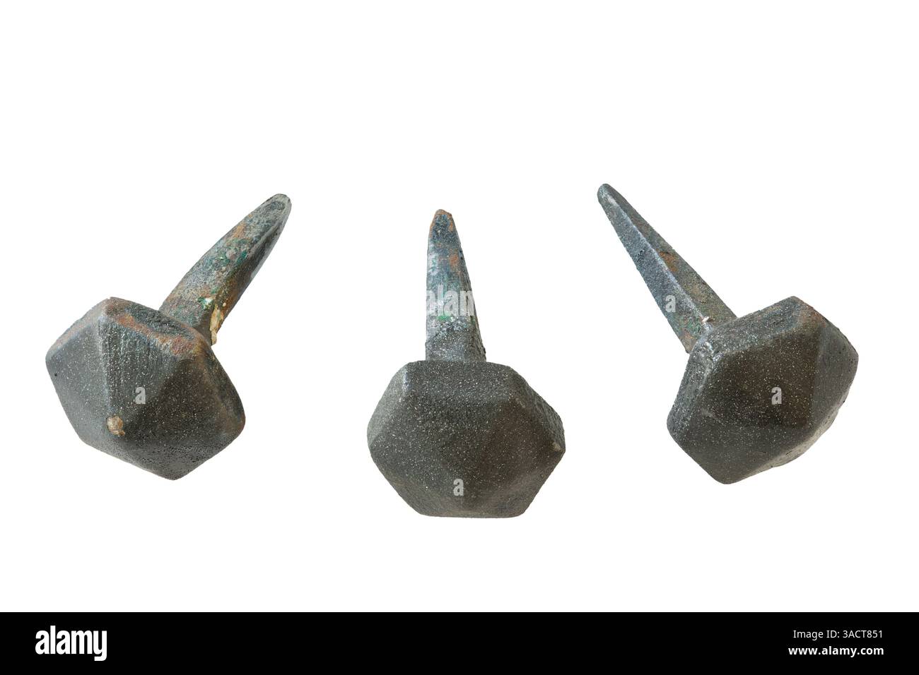 Handmade iron nails, optional Stock Photo - Alamy