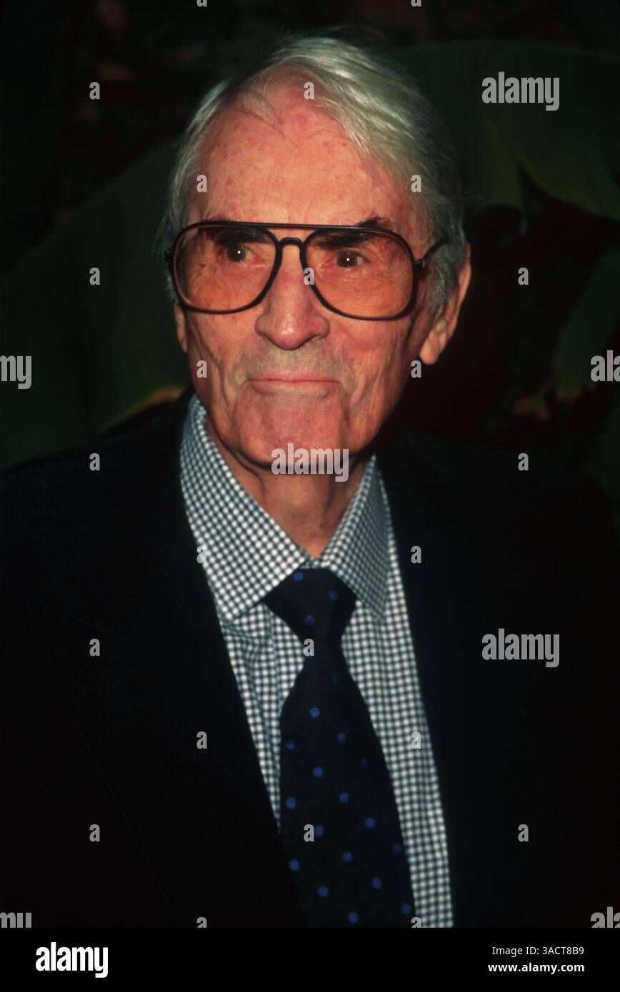 Sep 26, 1996; Los Angeles, CA, USA; Actor GREGORY PECK @ Yves St ...