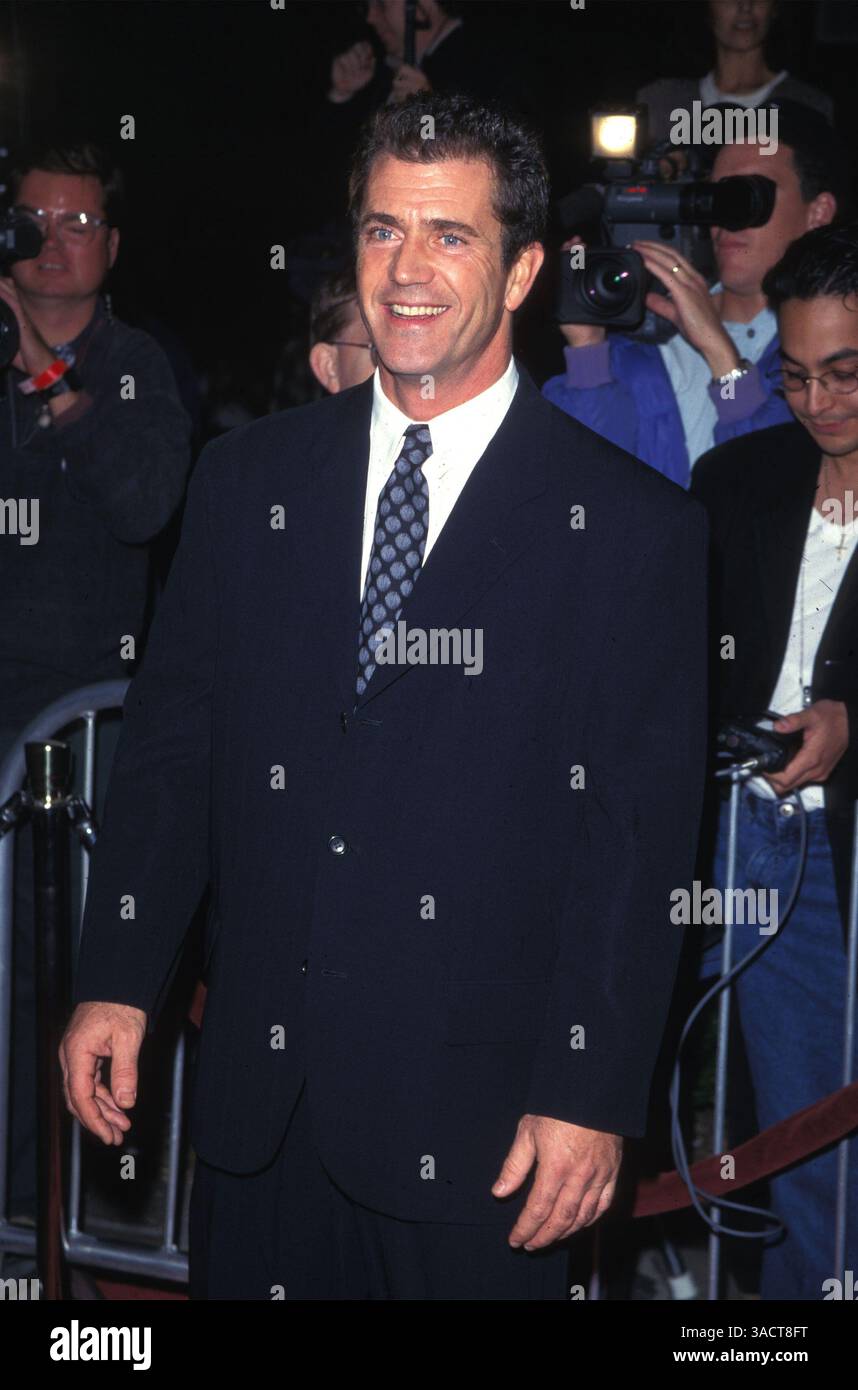Nov 01, 1996; Los Angeles, CA, USA; Actor MEL GIBSON @ the 'Ransom ...