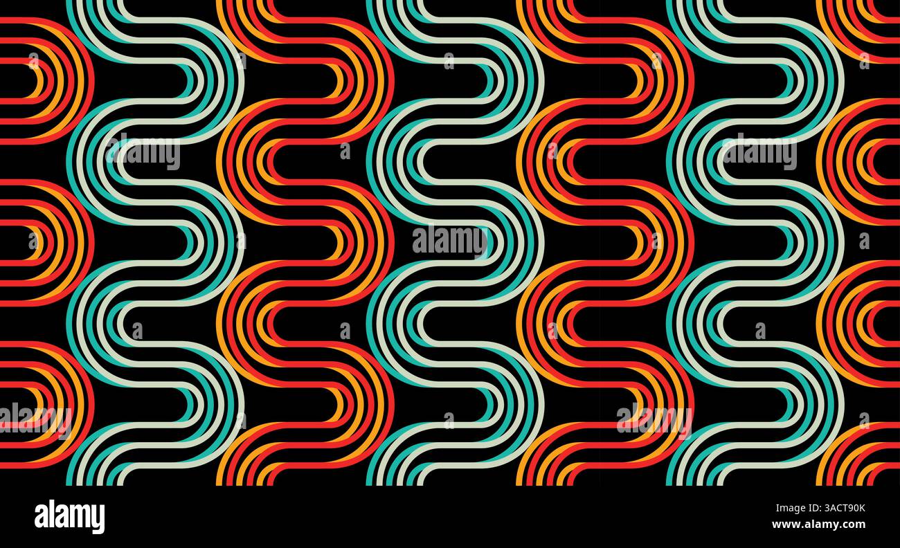 Vector seamless pattern. Simple geometrical design. Abstract background ...