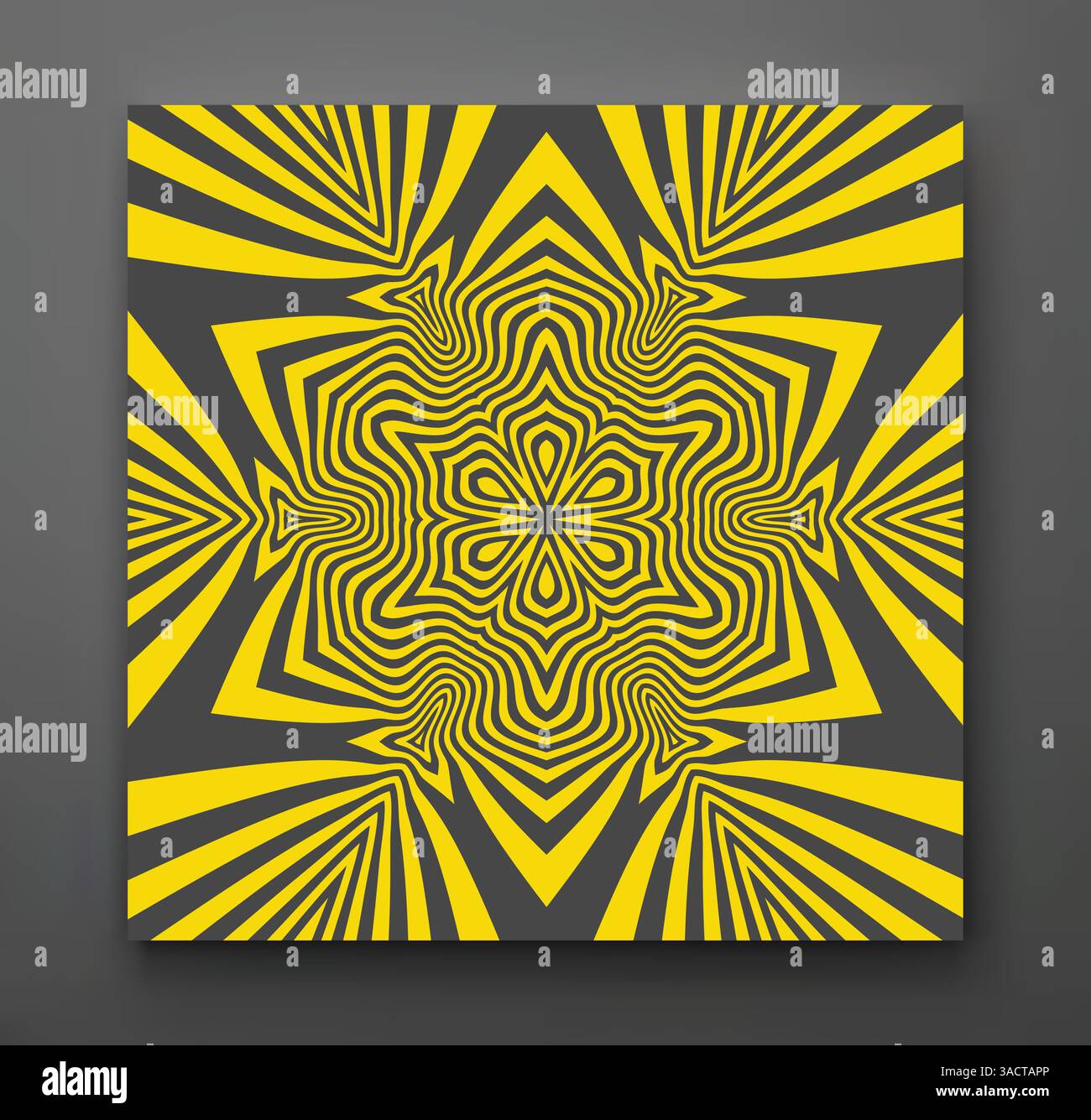 Abstract striped background. Pattern with optical illusion. Unique ...