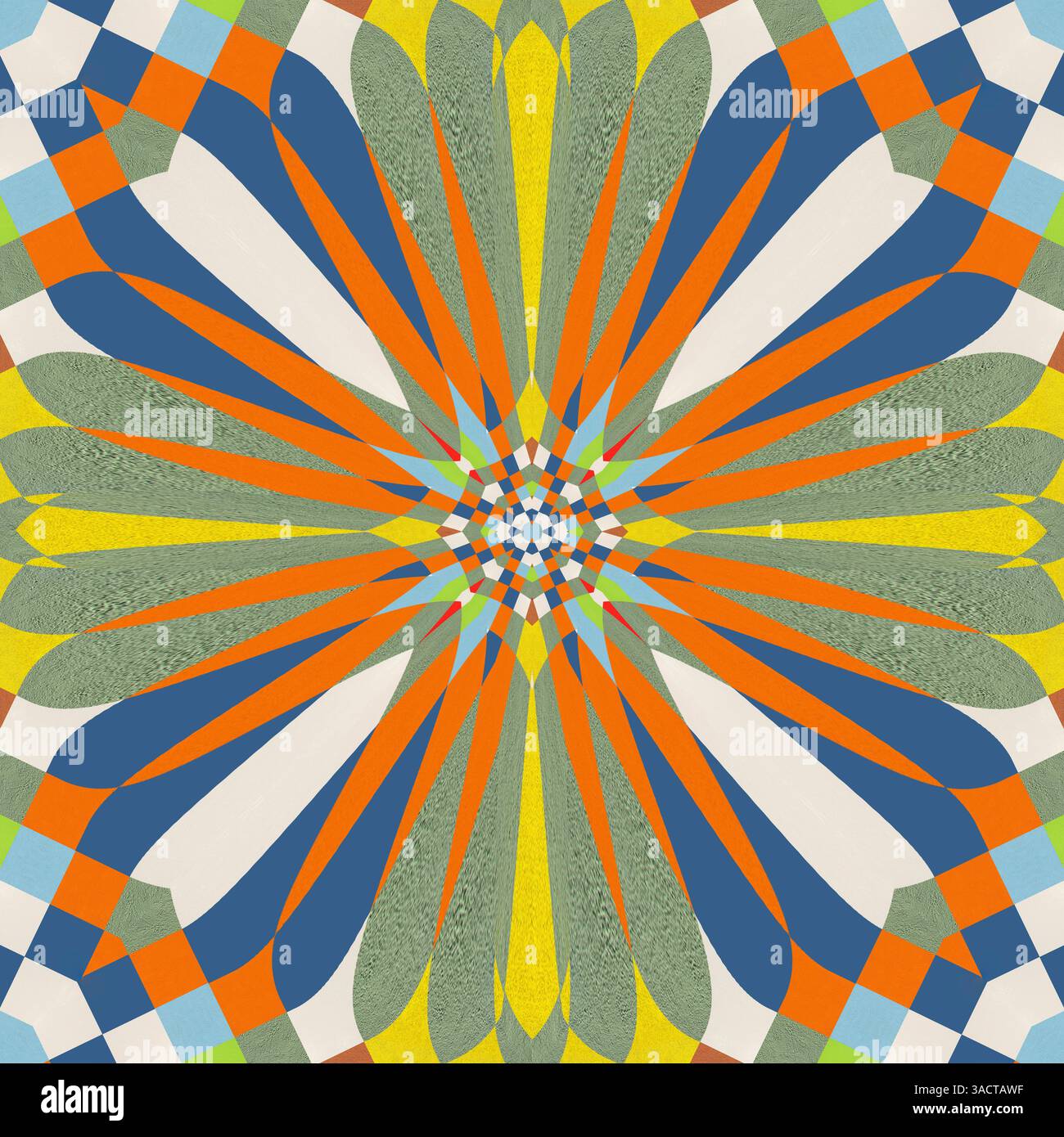 Pattern of nine colors 3 Stock Photo - Alamy