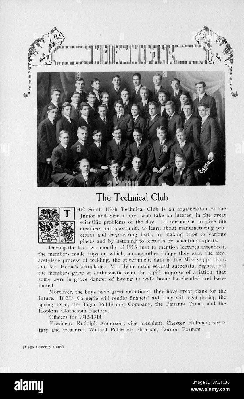 Significant occurrences from the 1913 1914 year hi-res stock ...