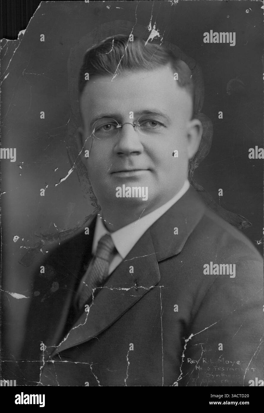 Reverend Robert L. Moyer was an influential figure in his community ...