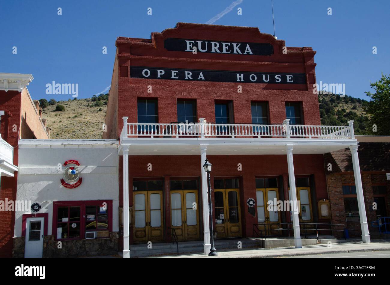 USA, Nevada, Eureka. Opera House. (Editorial Use Only Stock Photo - Alamy