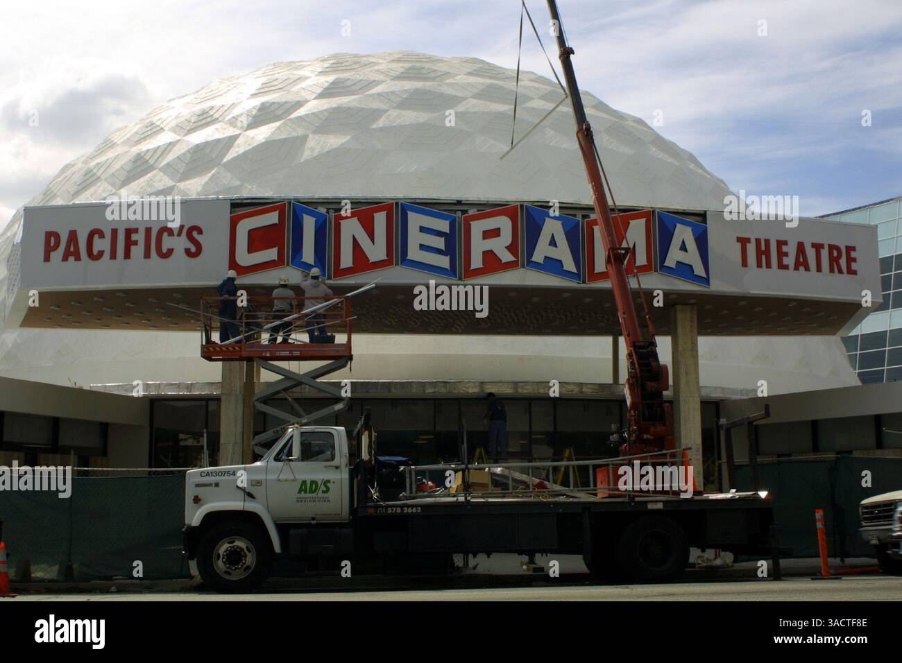 Mar 09, 2002; Hollywood, CA, USA; Closed since 2000, the Cinerama Dome ...