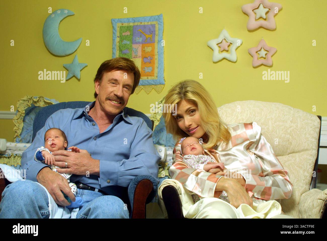 Oct 03, 2001; Los Angeles, CA, USA; CHUCK NORRIS and His wife GENA with ...