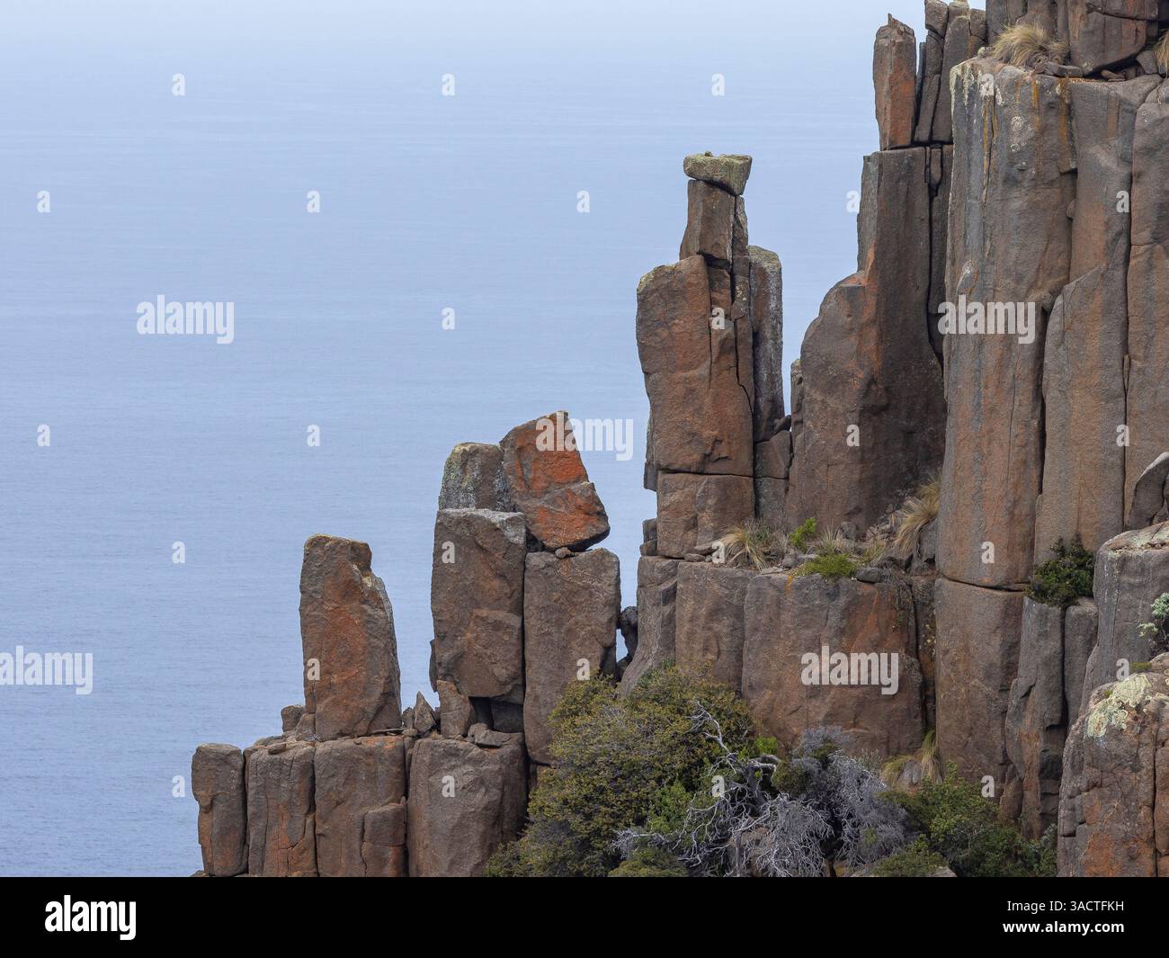 Cape Raoul, a mighty cliff with breathtaking views of the deep and wide ...