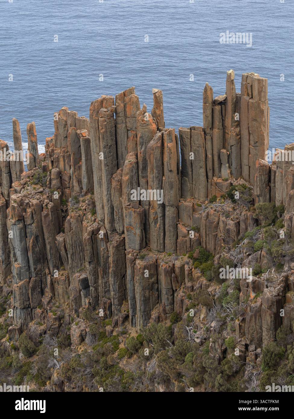 Cape Raoul, a mighty cliff with breathtaking views of the deep and wide ...