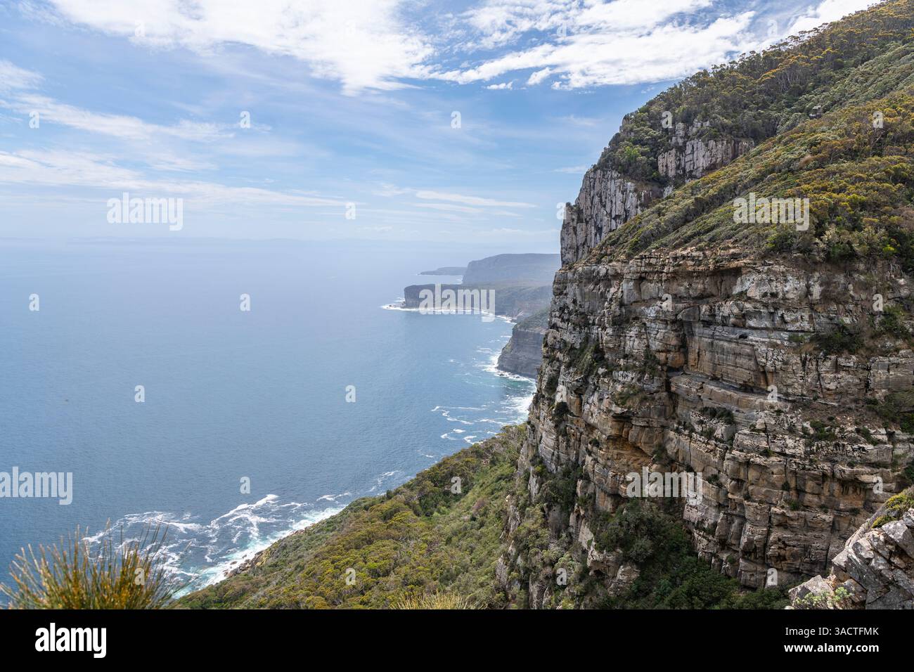 Cape Raoul, a mighty cliff with breathtaking views of the deep and wide ...