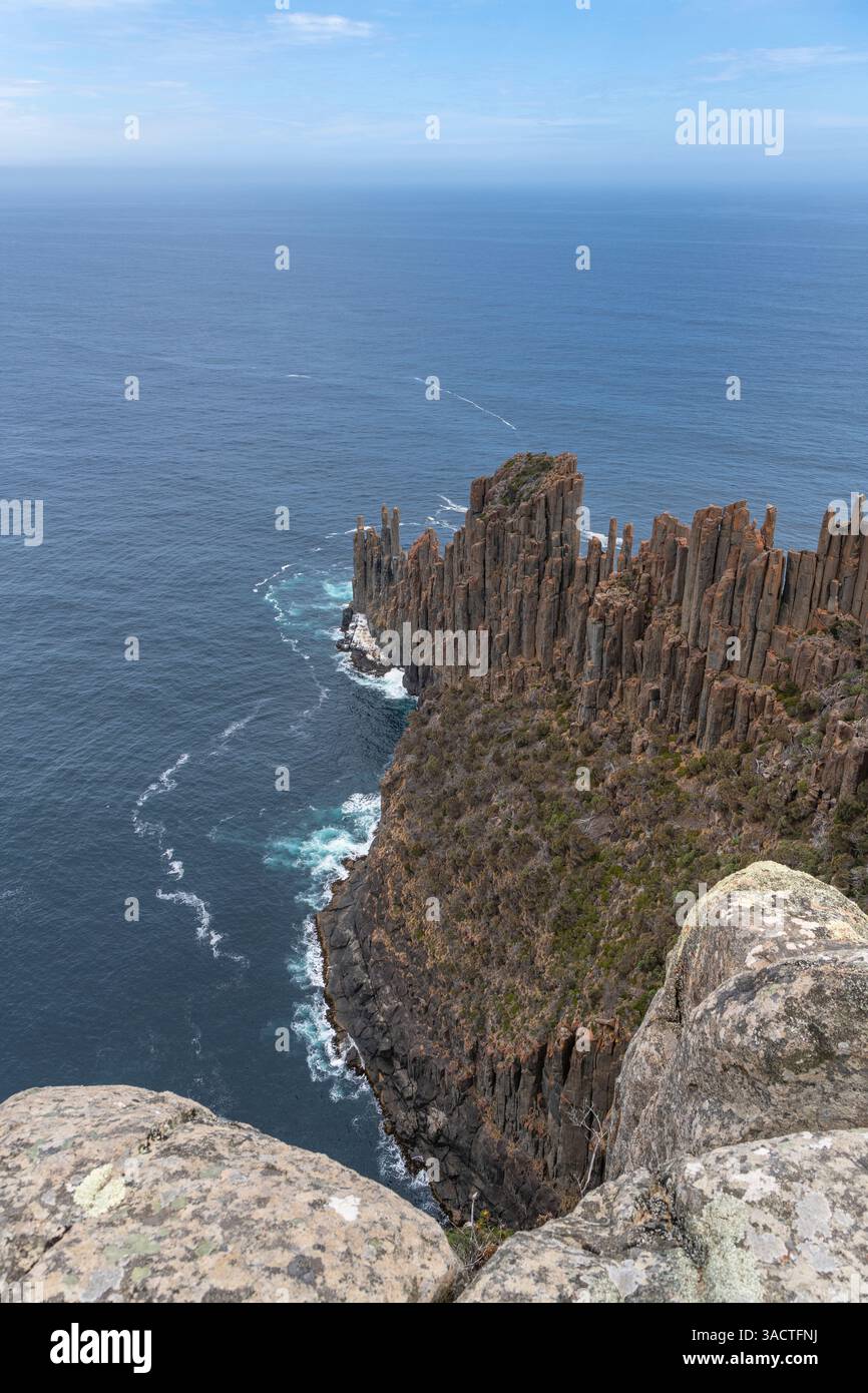 Cape Raoul, a mighty cliff with breathtaking views of the deep and wide ...