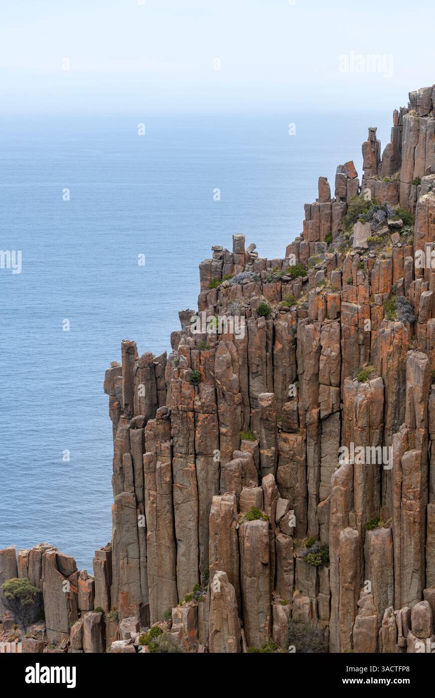Cape Raoul, a mighty cliff with breathtaking views of the deep and wide ...