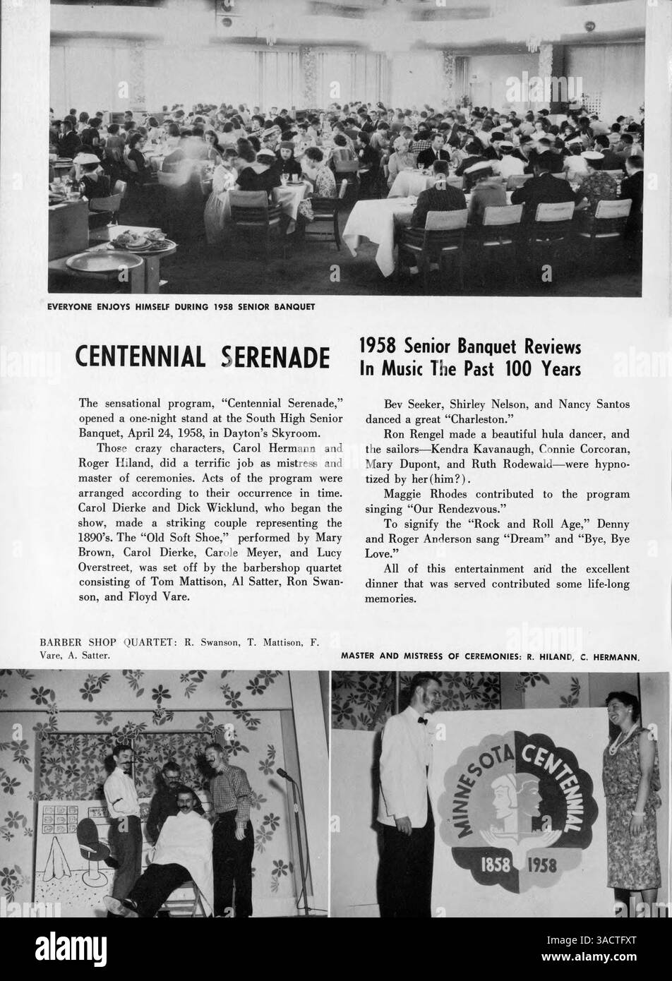 The 'Tiger' yearbook of 1958 from South High School highlights school ...