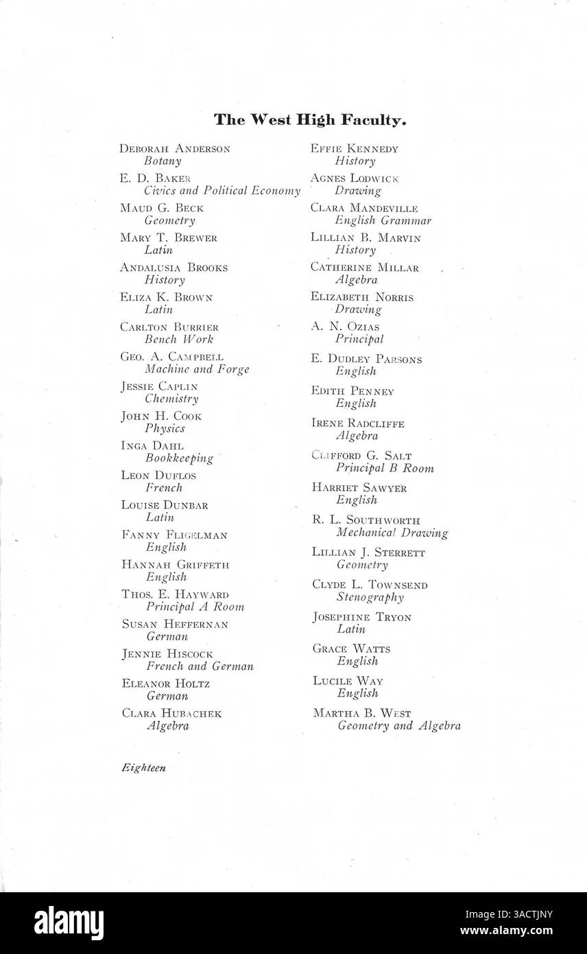 This Hesperian yearbook from 1909 features the West High School ...