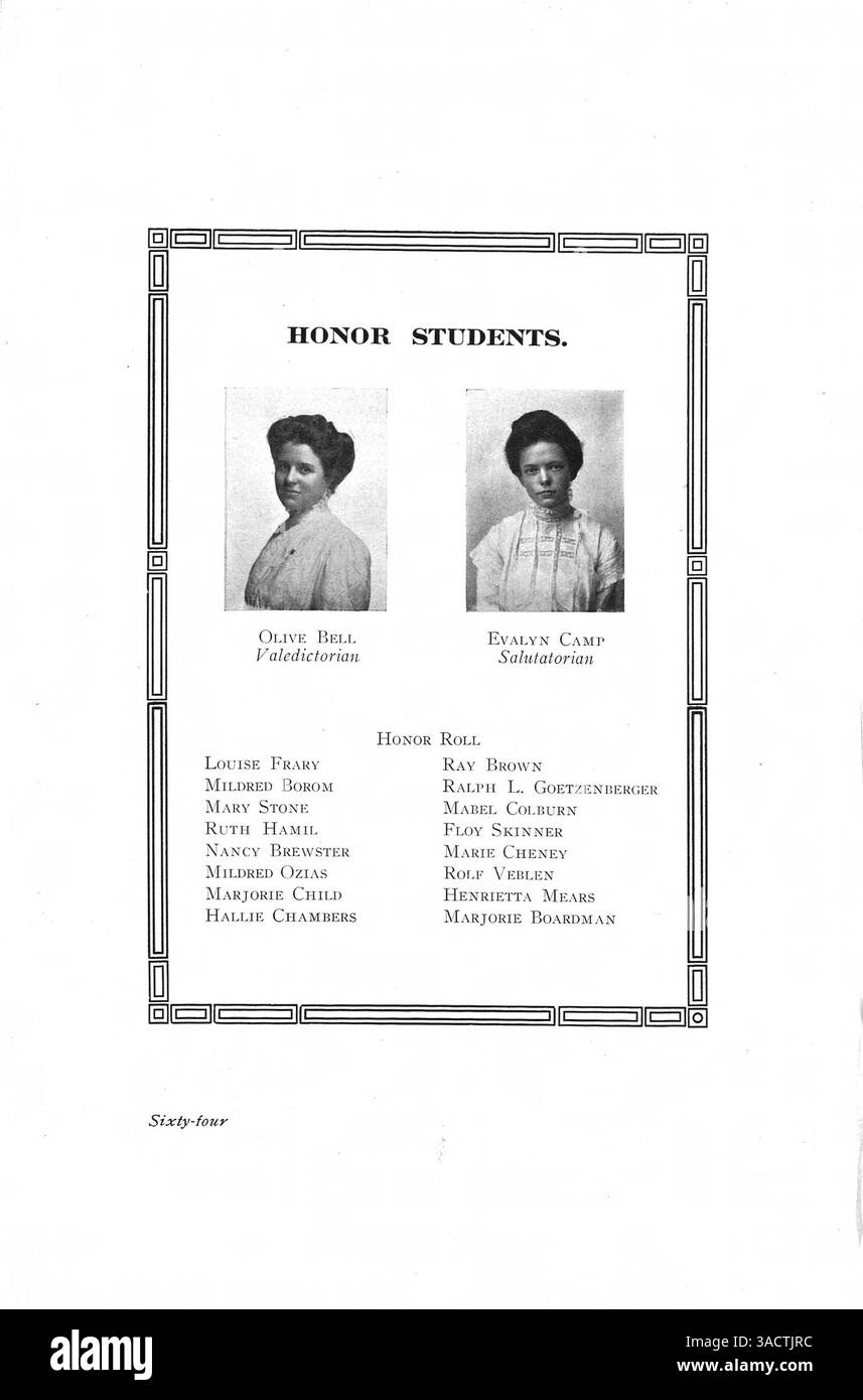 The 1909 Hesperian yearbook captures the West High School community, documenting students ...