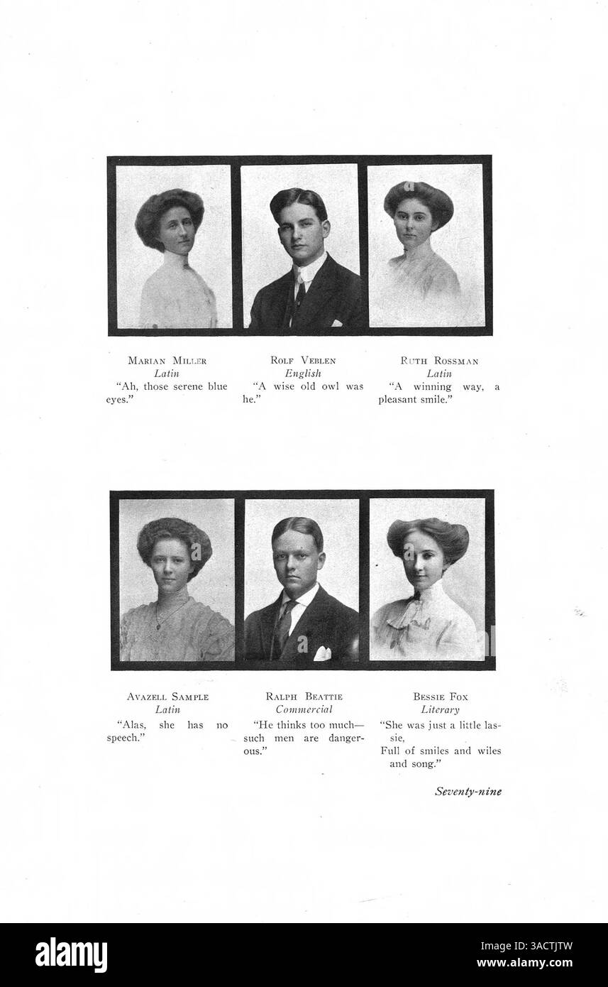 Yearbook reflects the school year at west high Cut Out Stock Images & Pictures - Alamy